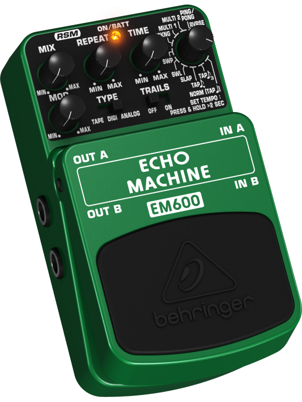 EM600 ECHO MACHINE PEDAL PARA GUITARRA BEHRINGER