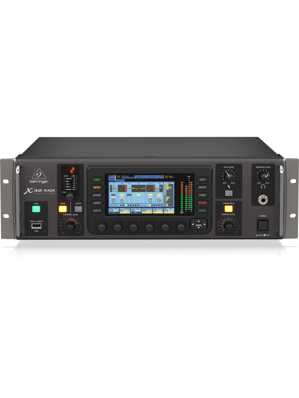 X32 RACK CONSOLA DIGITAL DE RACK 40-ENTRADAS, 16-PREAMPS MIDAS BEHRINGER
