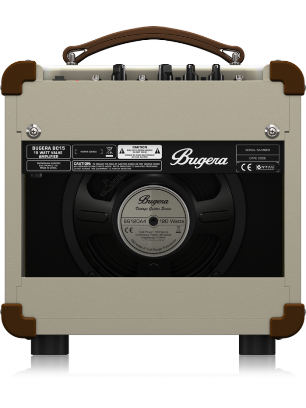 BC15 AMPLIFICADOR TIPO VINTAGE PARA GUITARRA 15-Watts, EQUIPADO CON ...