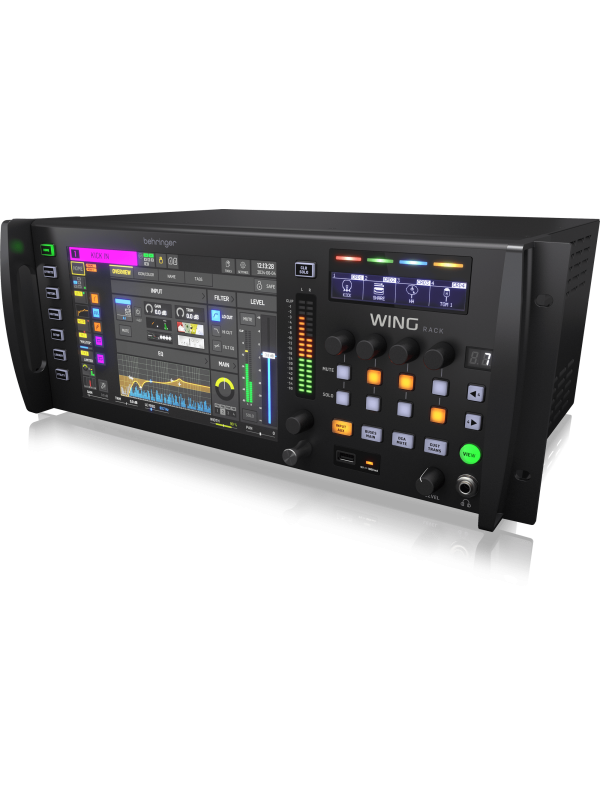 WING RACK CONSOLA DIGITAL 48-Canales 28-Buses 24-Preamp Mic/Line Midas ...