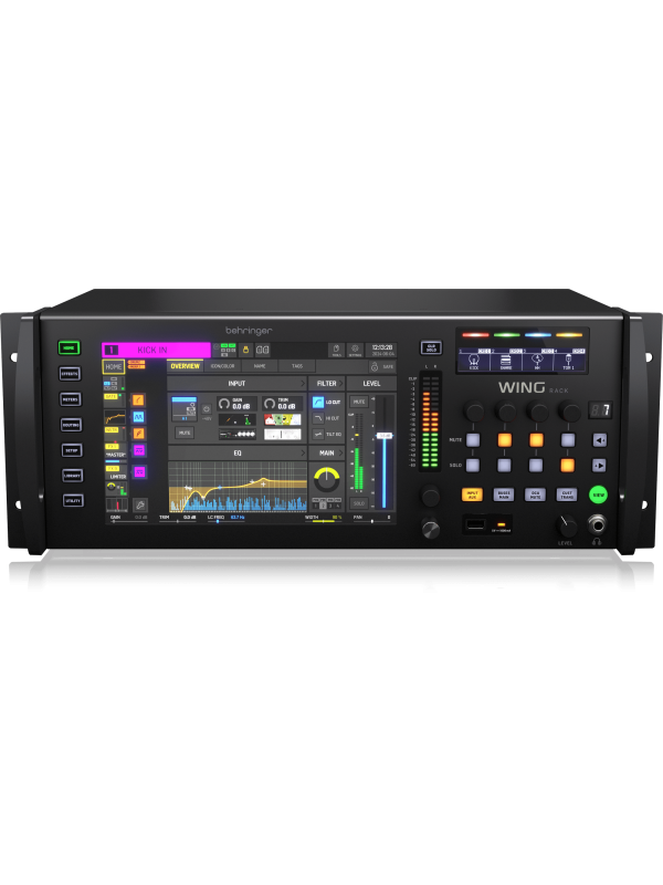 WING RACK CONSOLA DIGITAL 48-Canales 28-Buses 24-Preamp Mic/Line Midas ...