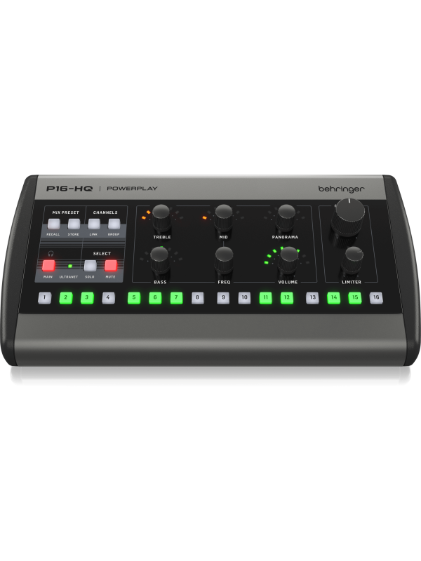 P16-HQ POWERPLAY MEZCLADOR DIGITAL PERSONAL 16-Canales BEHRINGER